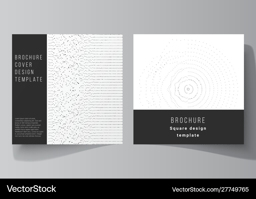 Minimal layout two square Royalty Free Vector Image