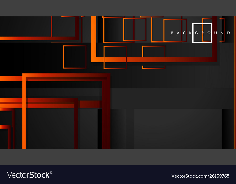 Modern abstract squares backgrounds with a black Vector Image