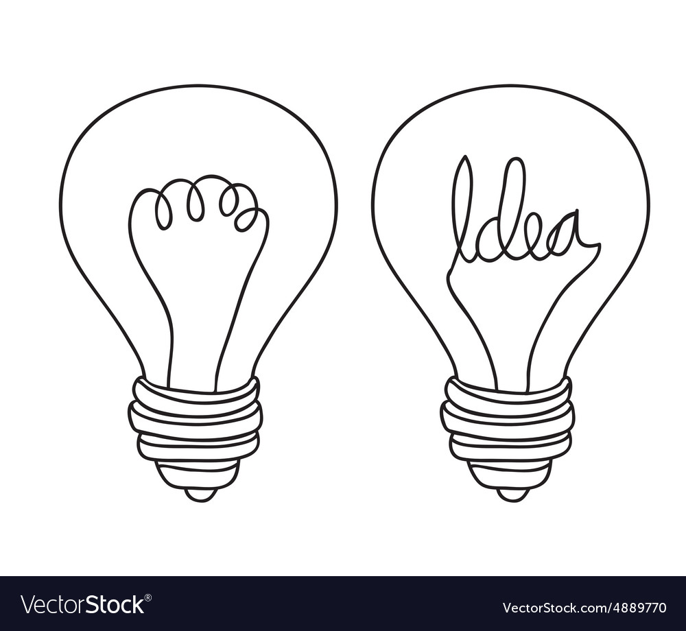 Idea design Royalty Free Vector Image - VectorStock