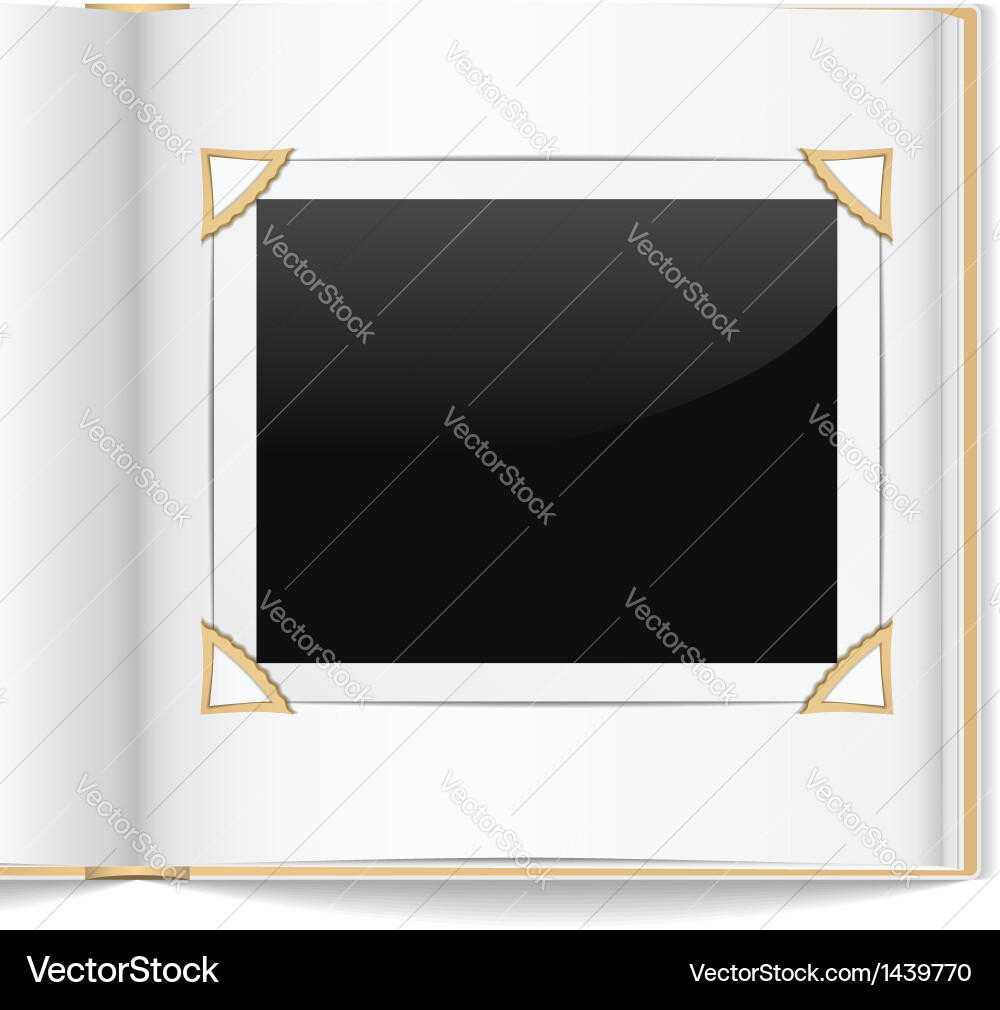 Photo album Royalty Free Vector Image - VectorStock