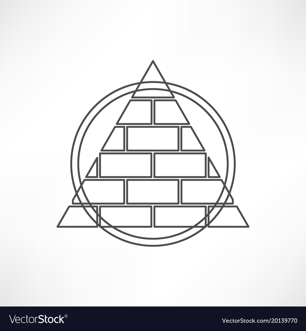 Pyramid Royalty Free Vector Image - VectorStock