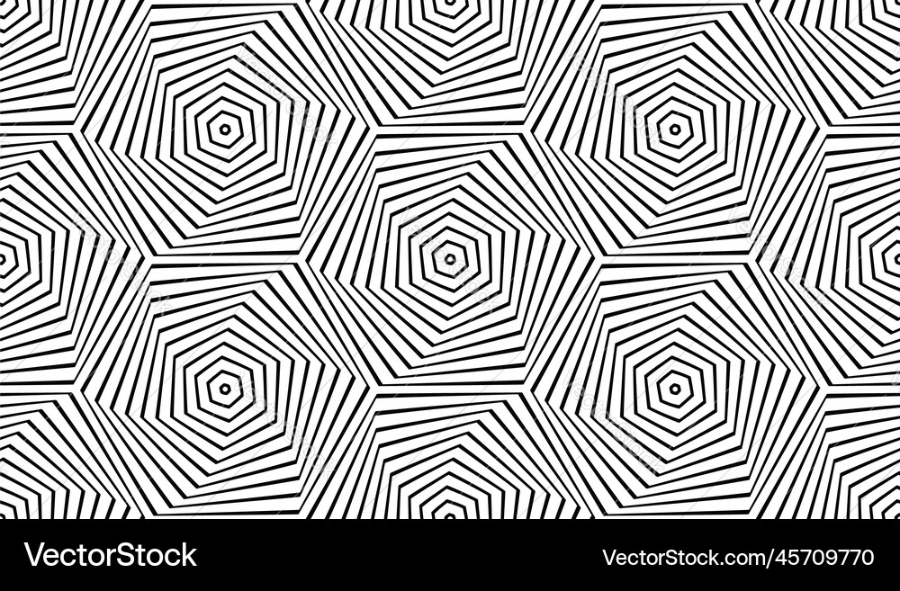 Seamless hexagons pattern Royalty Free Vector Image
