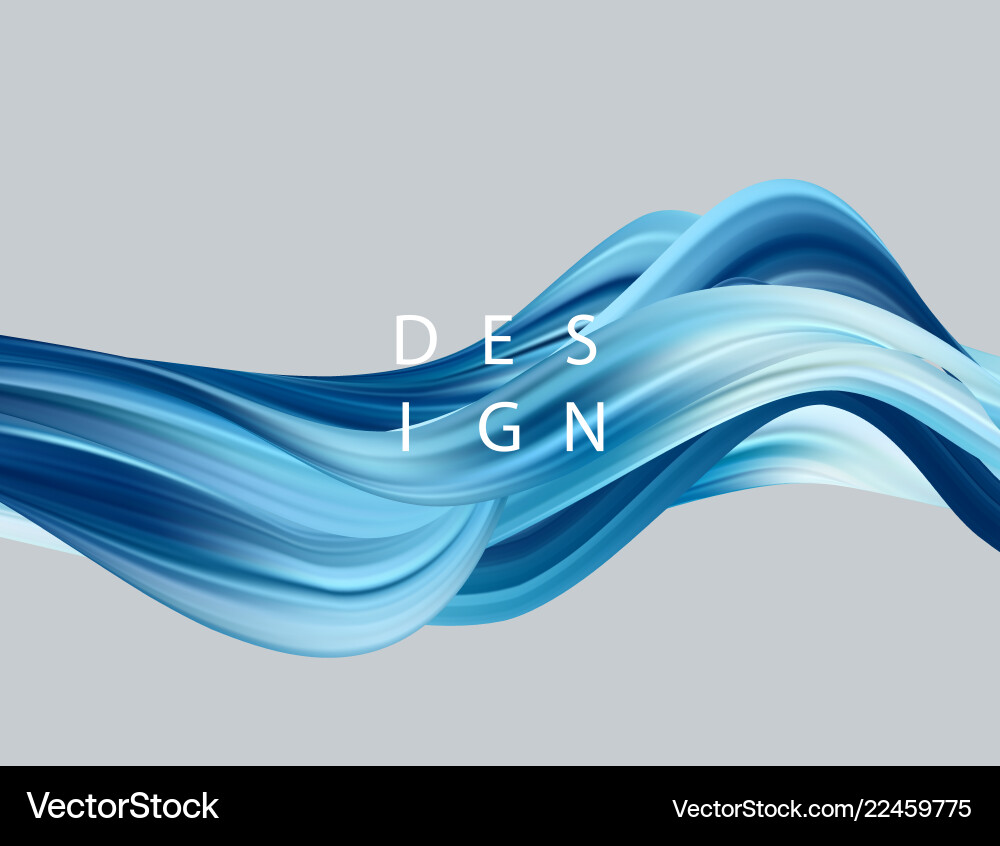 Abstract colorful background color flow Royalty Free Vector