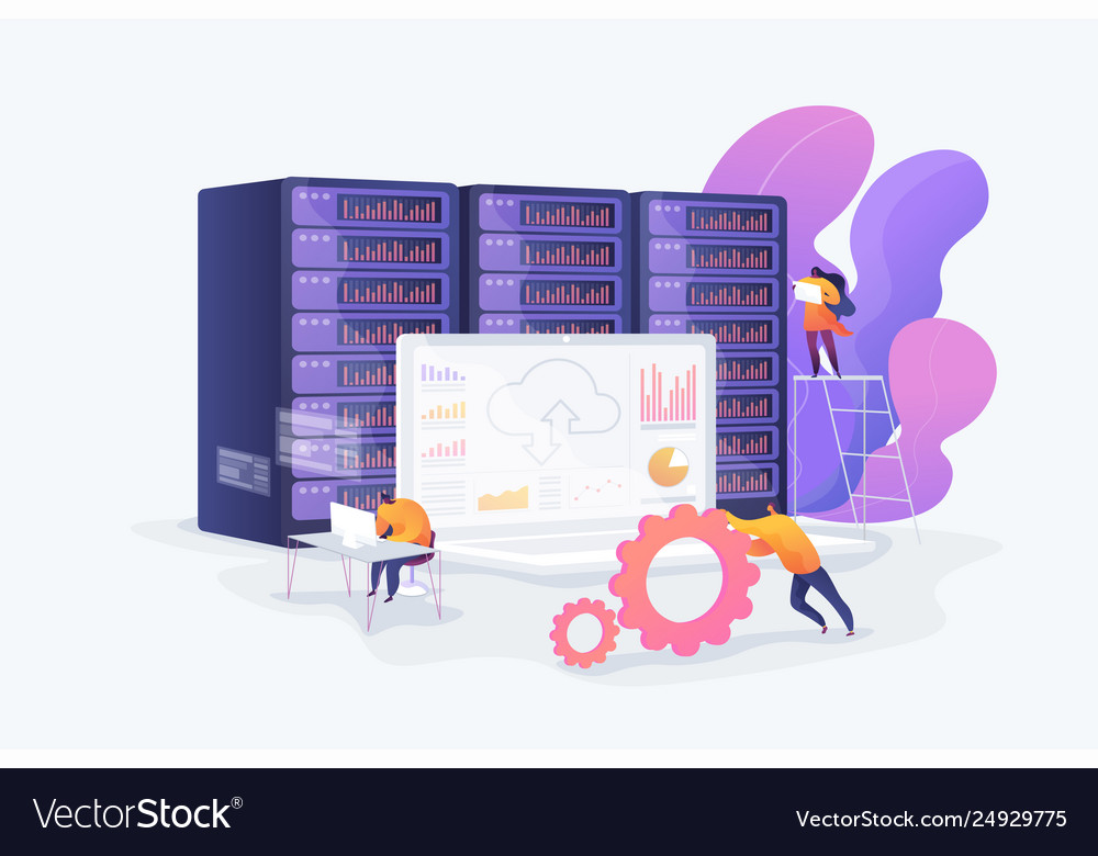 Big data developer Royalty Free Vector Image - VectorStock