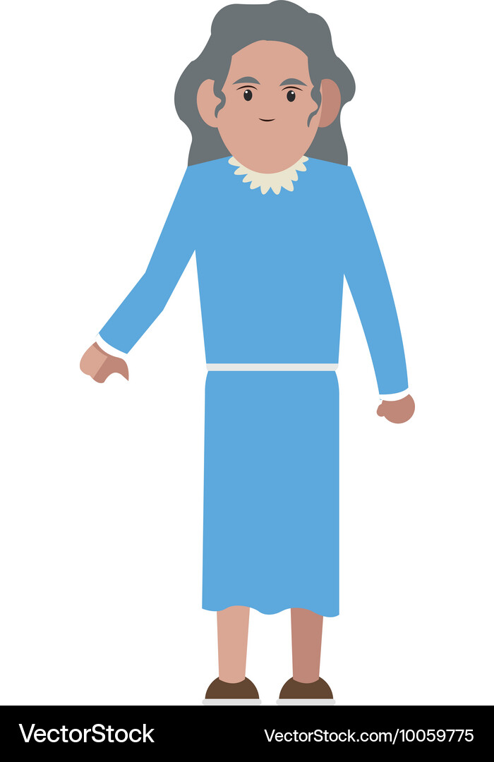Senior woman icon Royalty Free Vector Image - VectorStock