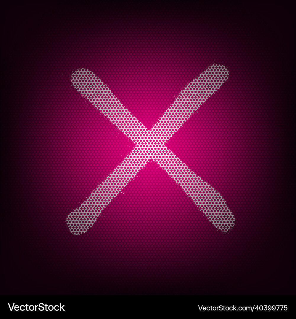 White cross painted with spray paint Royalty Free Vector