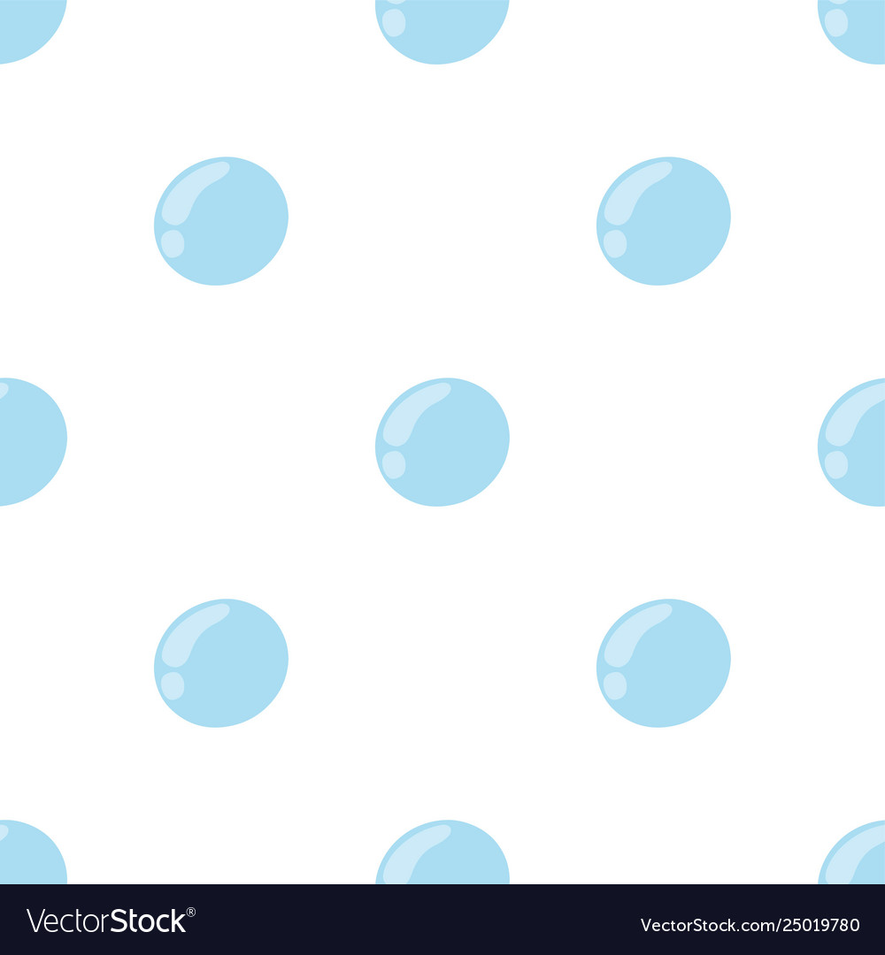 Pattern with bubbles Royalty Free Vector Image