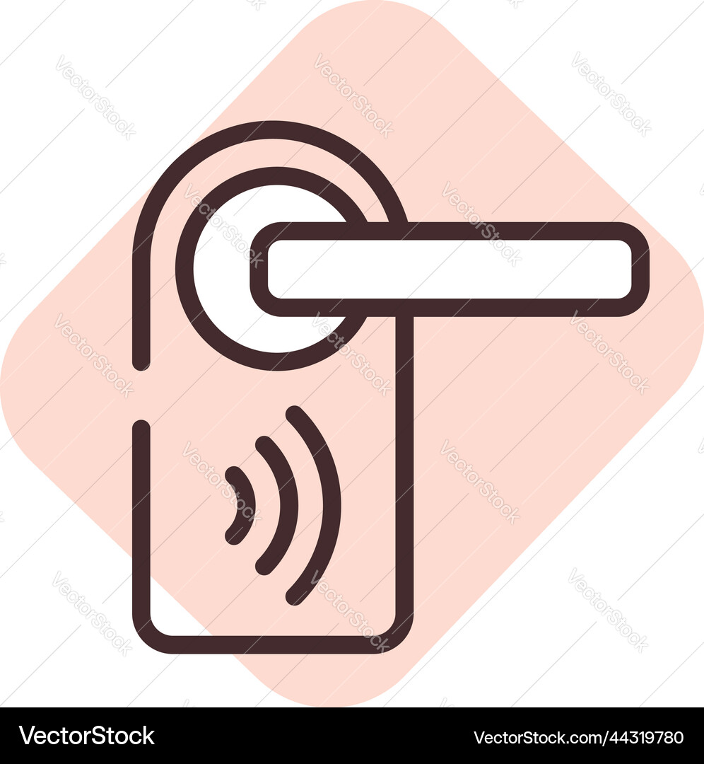 Smart houses lock on white background Royalty Free Vector