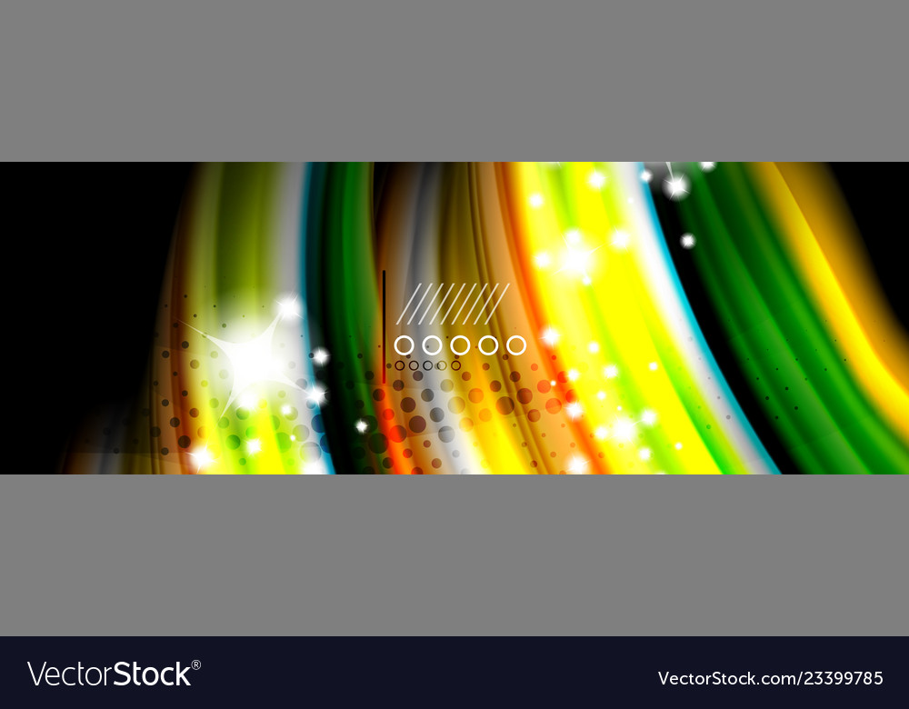 Fluid liquid wave pattern Royalty Free Vector Image