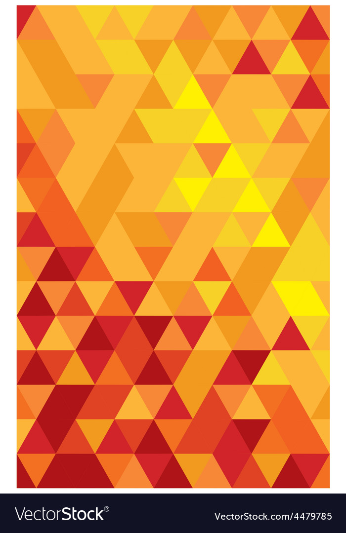 Red triangle background Royalty Free Vector Image