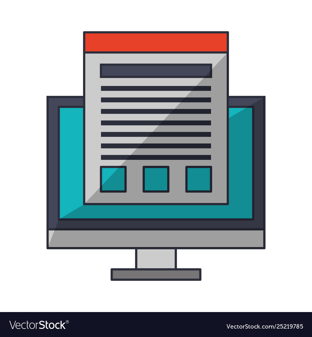 Technology software tools cartoon Royalty Free Vector Image