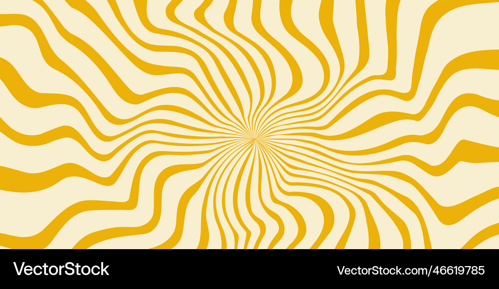 Trippy radial burst background psychedelic spiral Vector Image