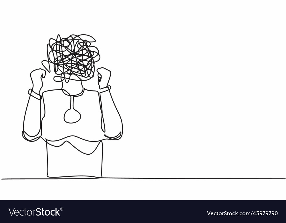 Continuous one line drawing robot with round Vector Image Continuous one line drawing robot with round Vector Image