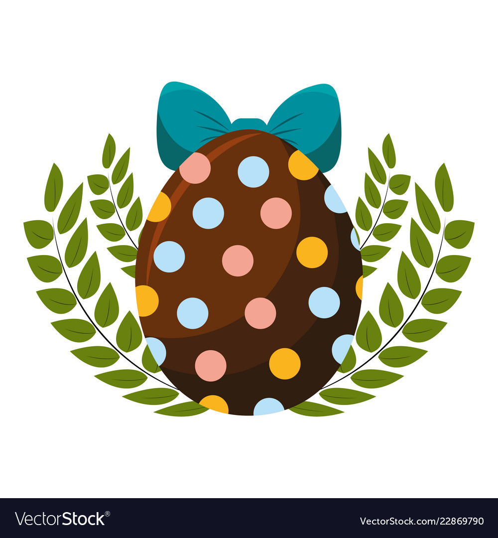 Happy easter egg design Royalty Free Vector Image