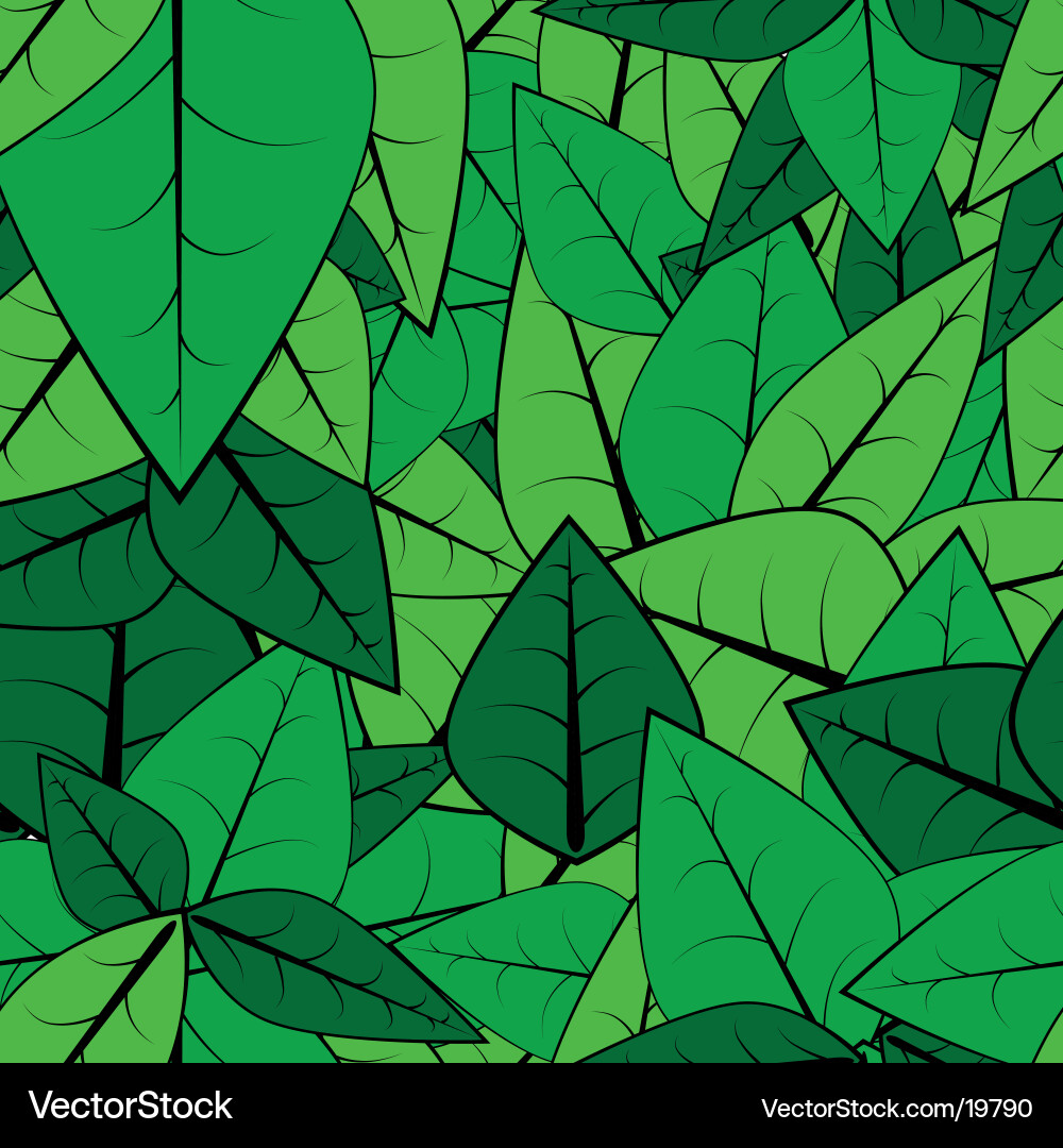 Leaf pattern Royalty Free Vector Image - VectorStock