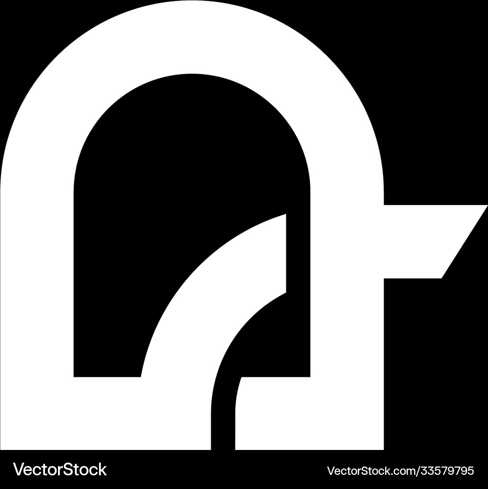 Abstract monogram letter a logo icon design Vector Image