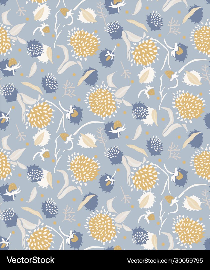 French shabby chic floral texture Royalty Free Vector Image