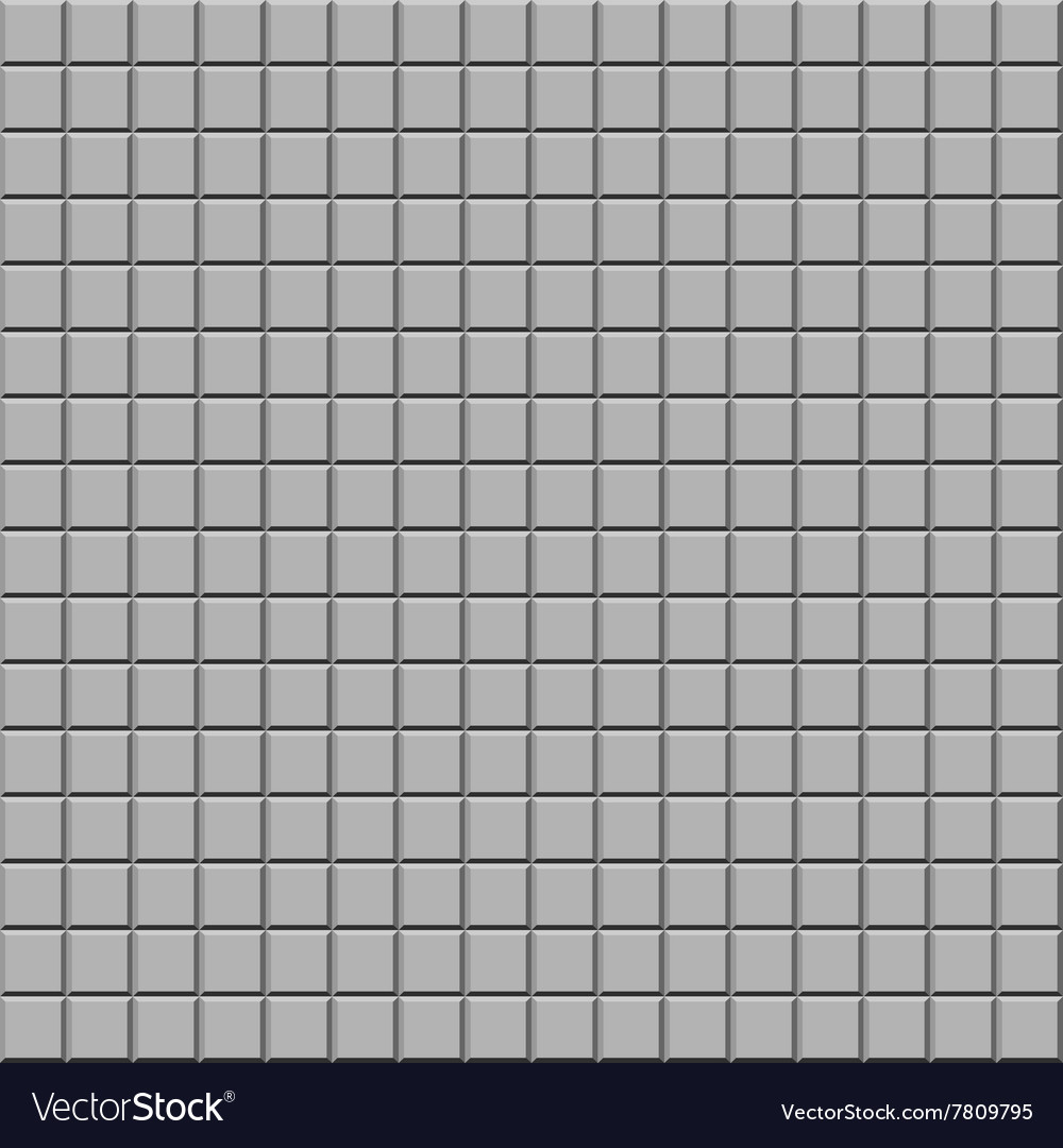 Gray tile texture seamless background Royalty Free Vector
