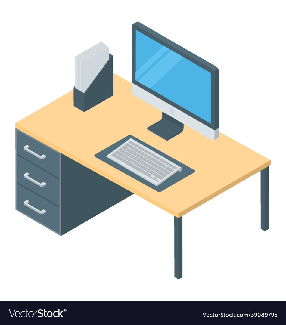 Workplace Royalty Free Vector Image - VectorStock