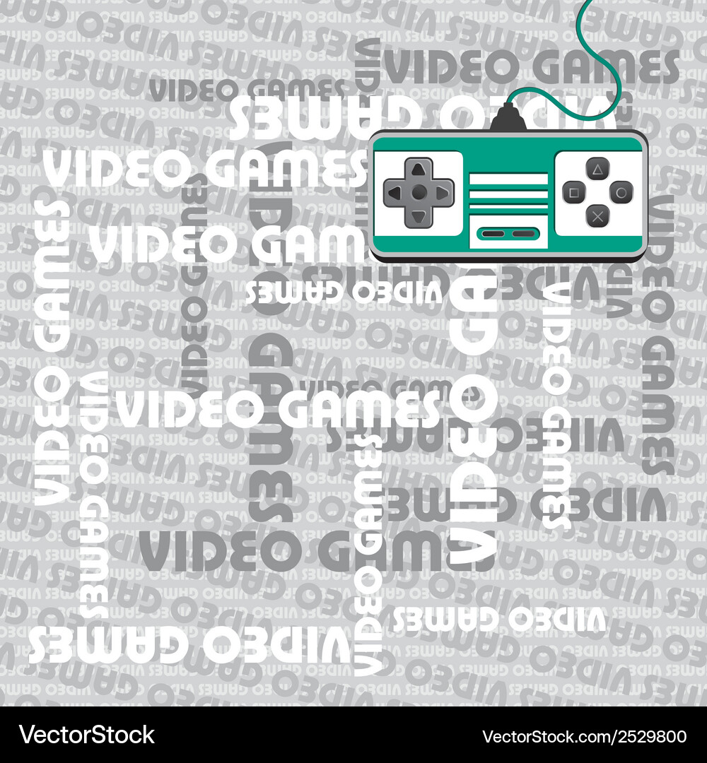 Gaming background Royalty Free Vector Image - VectorStock