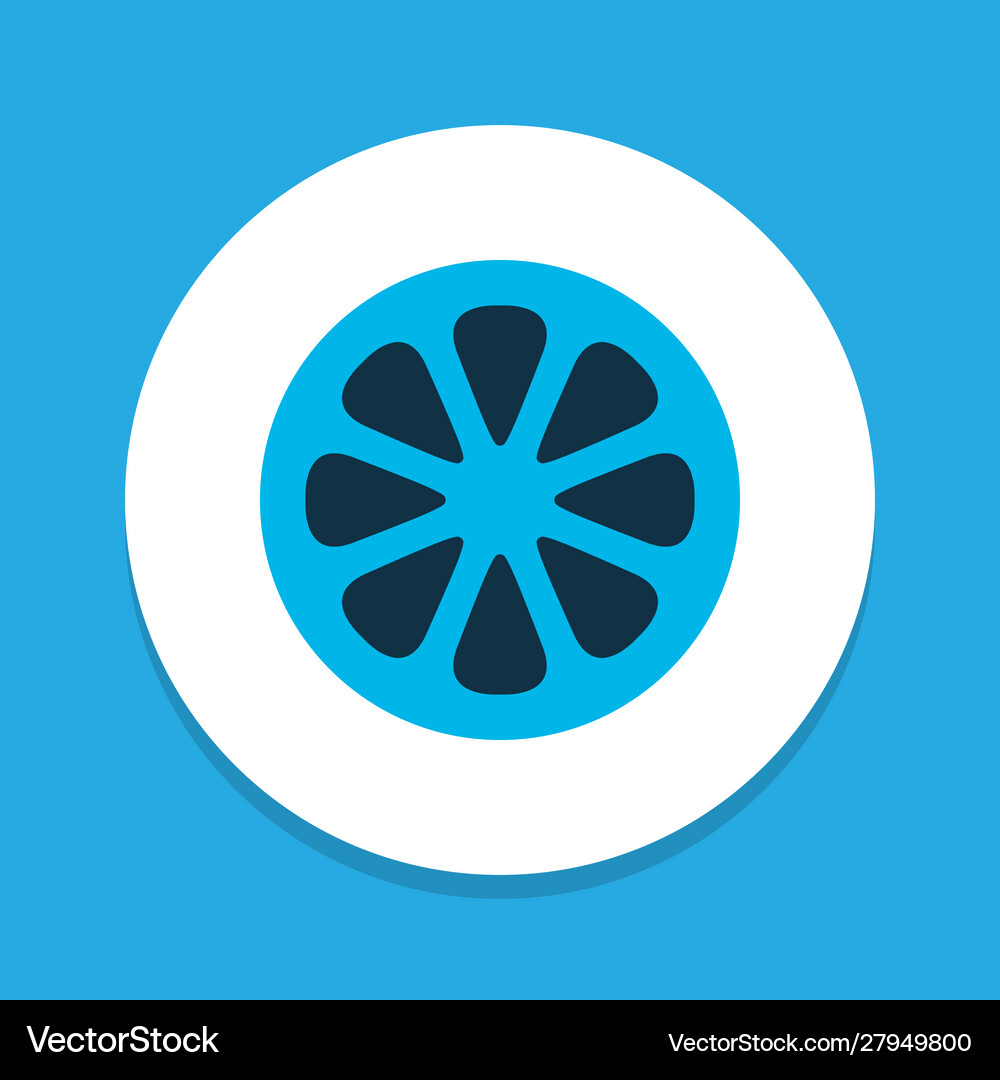 Mandarin icon colored symbol premium quality Vector Image