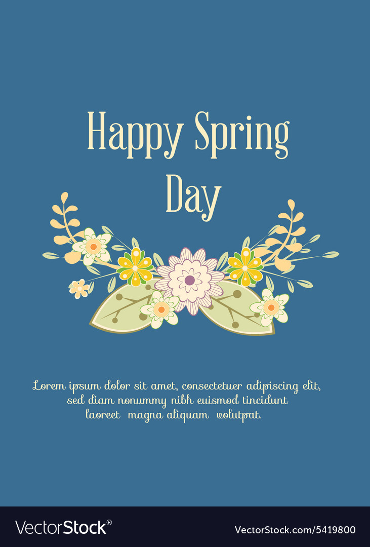 Spring Royalty Free Vector Image - VectorStock