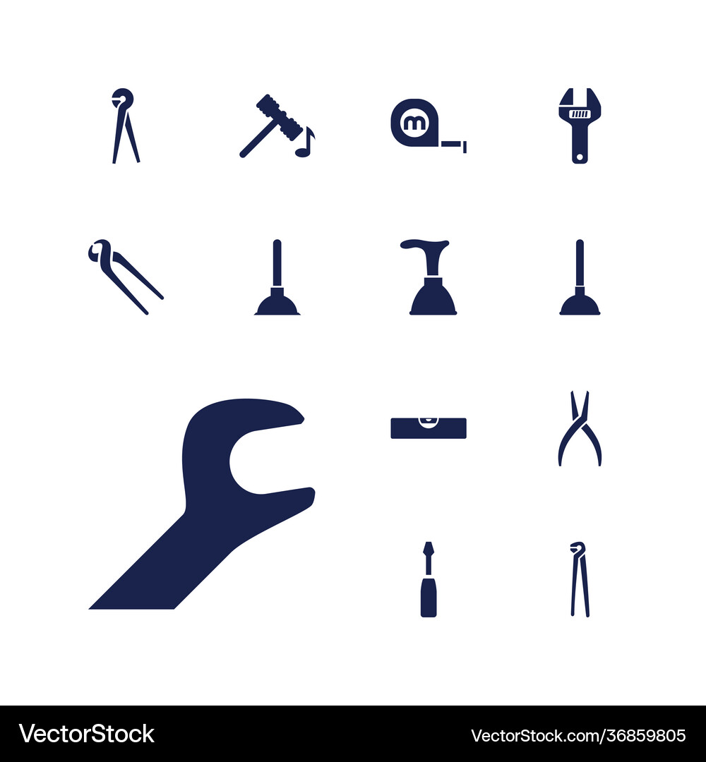 13 repair icons Royalty Free Vector Image - VectorStock