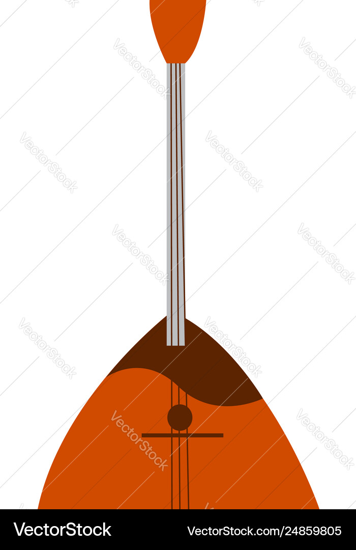A russian stringed musical instrument balalaika Vector Image