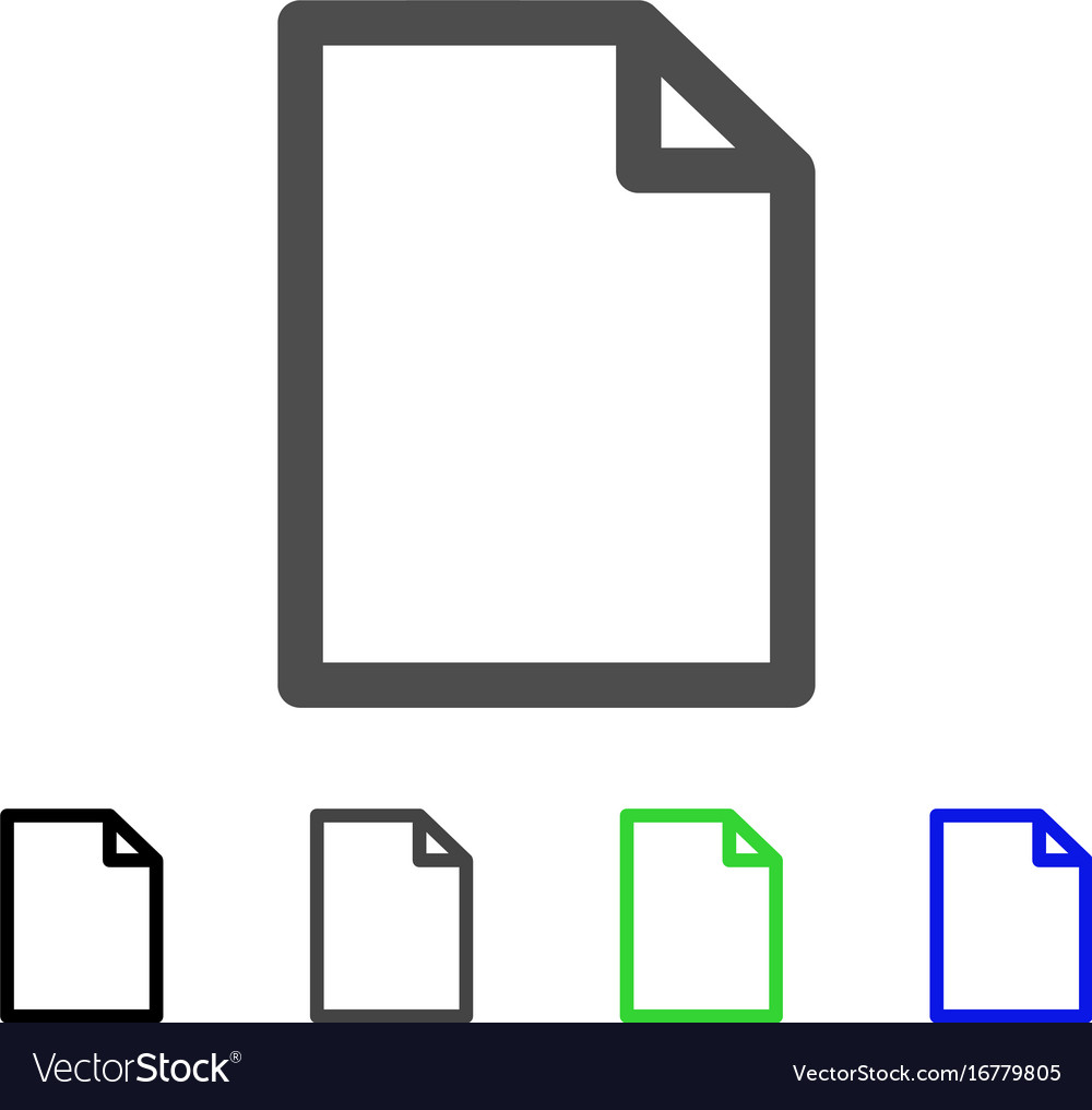 New File Icon Flat