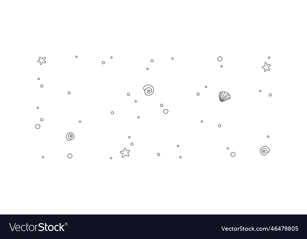 Sea elements background Royalty Free Vector Image