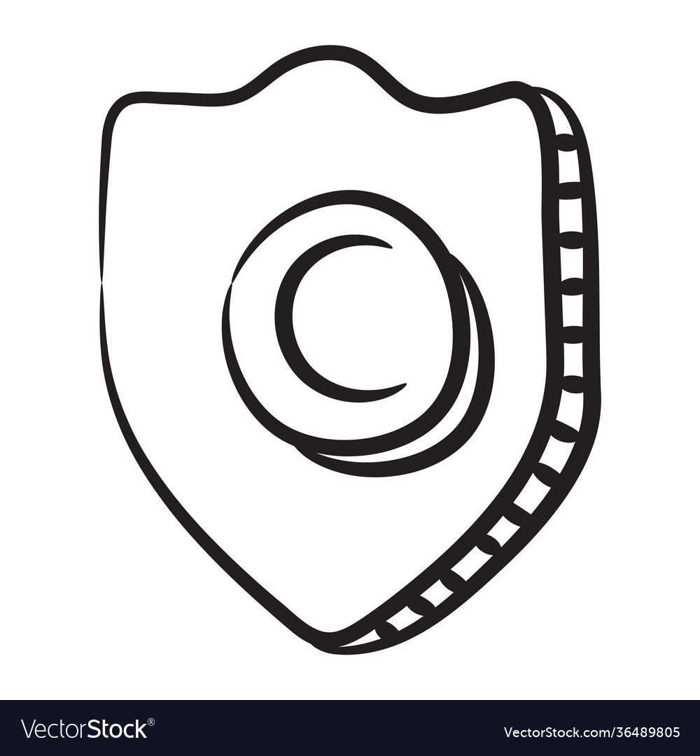 Security shield Royalty Free Vector Image - VectorStock