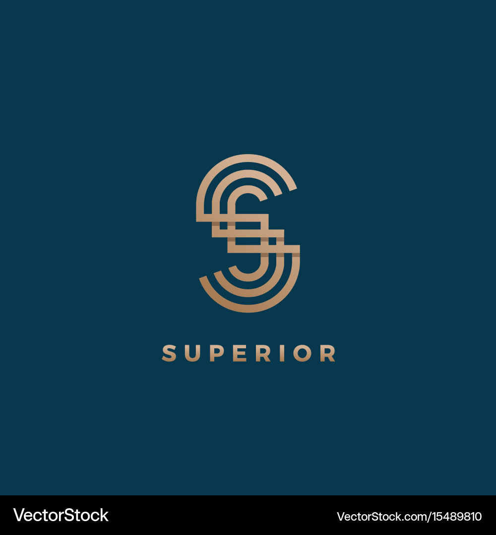 Abstract geometric minimal sign symbol or Vector Image