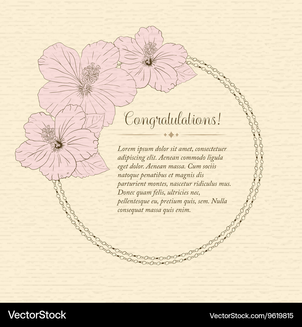 Marriage design template with custom names in Vector Image