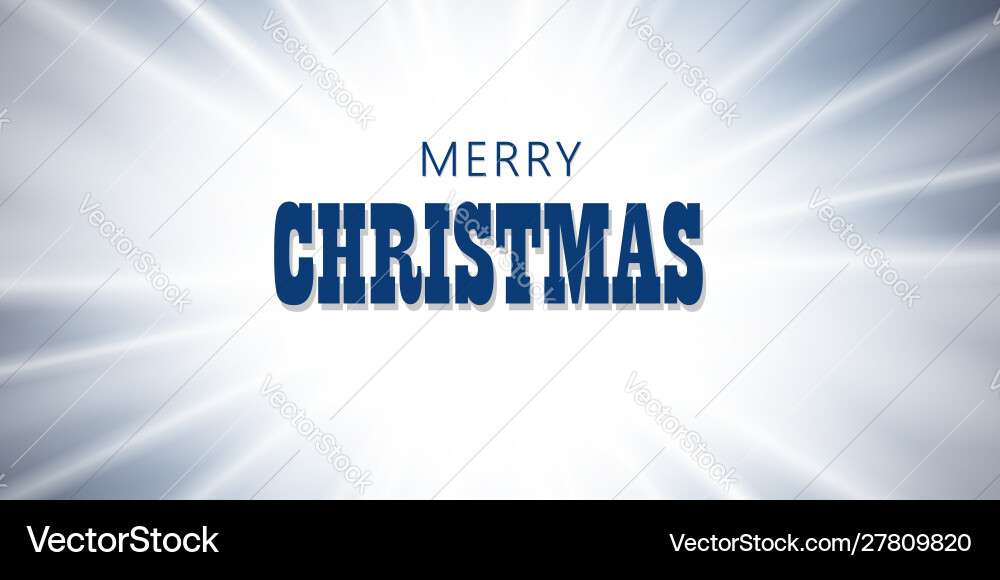 Christmas blue background merry wish Royalty Free Vector