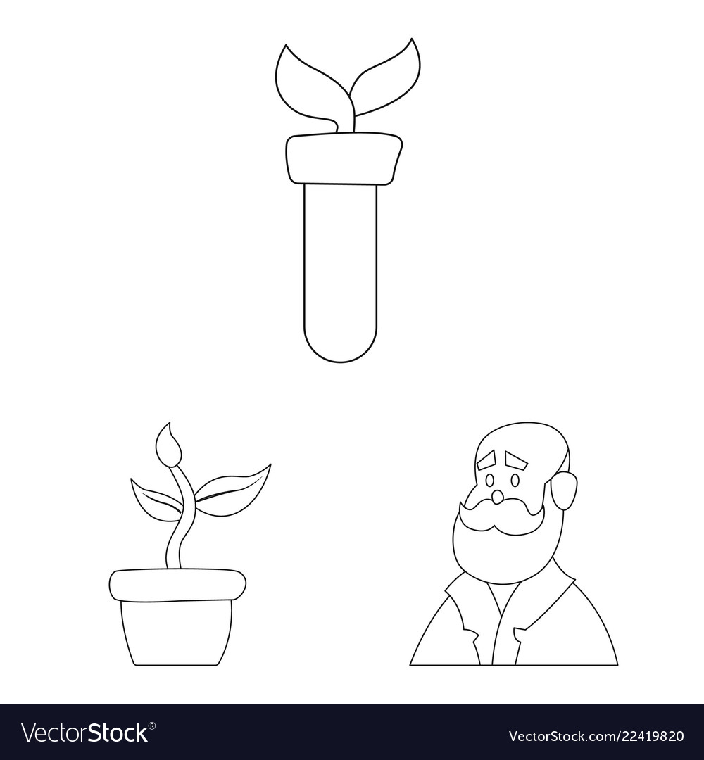 Design of and icon collection s Royalty Free Vector Image