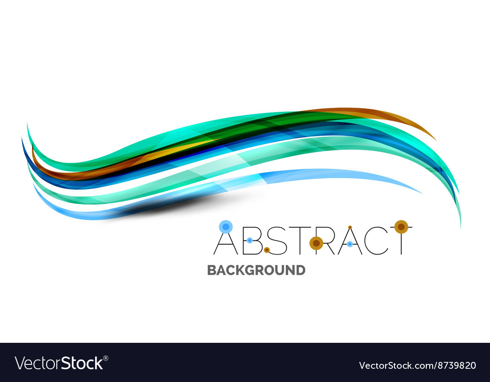 Geometric abstract background swirl colorful Vector Image