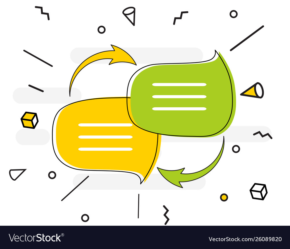 Language translation icon concept with speech Vector Image