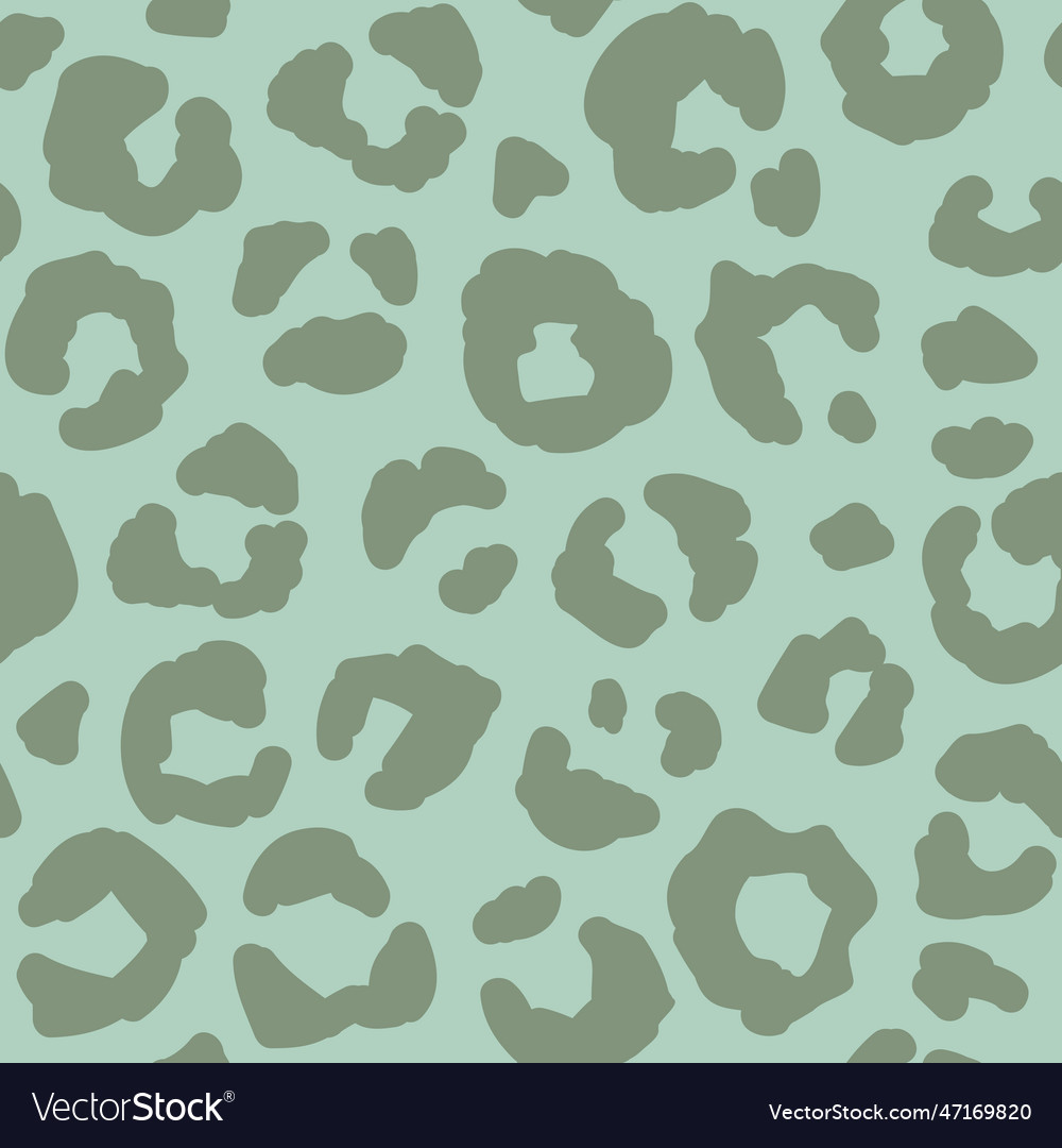 Seamless leopard fur pattern Royalty Free Vector Image