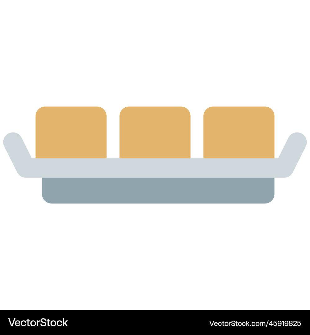 Baked tofu outline icon Royalty Free Vector Image