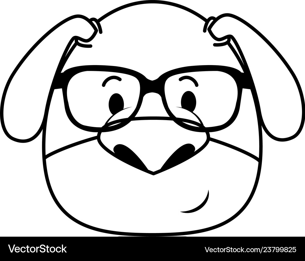 Cute little dog character Royalty Free Vector Image