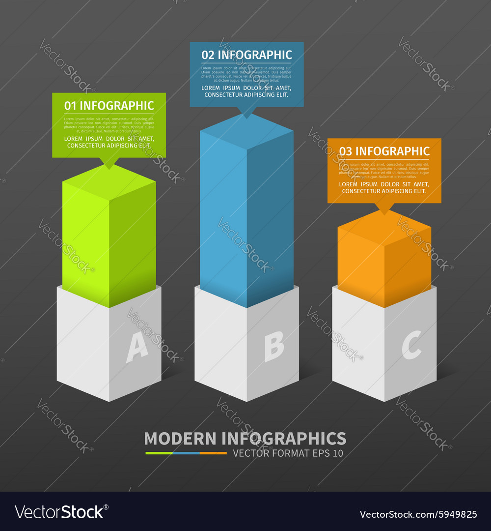 Infographic set Royalty Free Vector Image - VectorStock