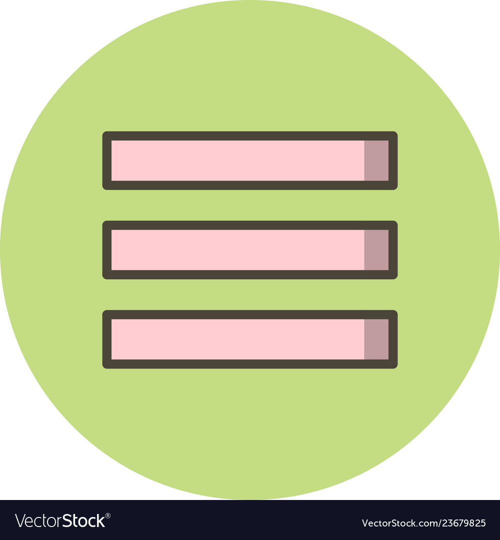 Menu icon Royalty Free Vector Image - VectorStock