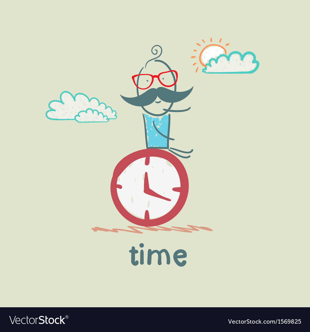 Time Royalty Free Vector Image - VectorStock