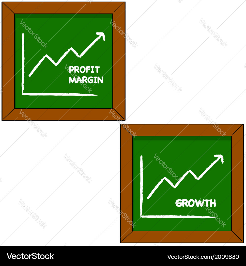 Business Growth Chart Royalty Free Vector Image