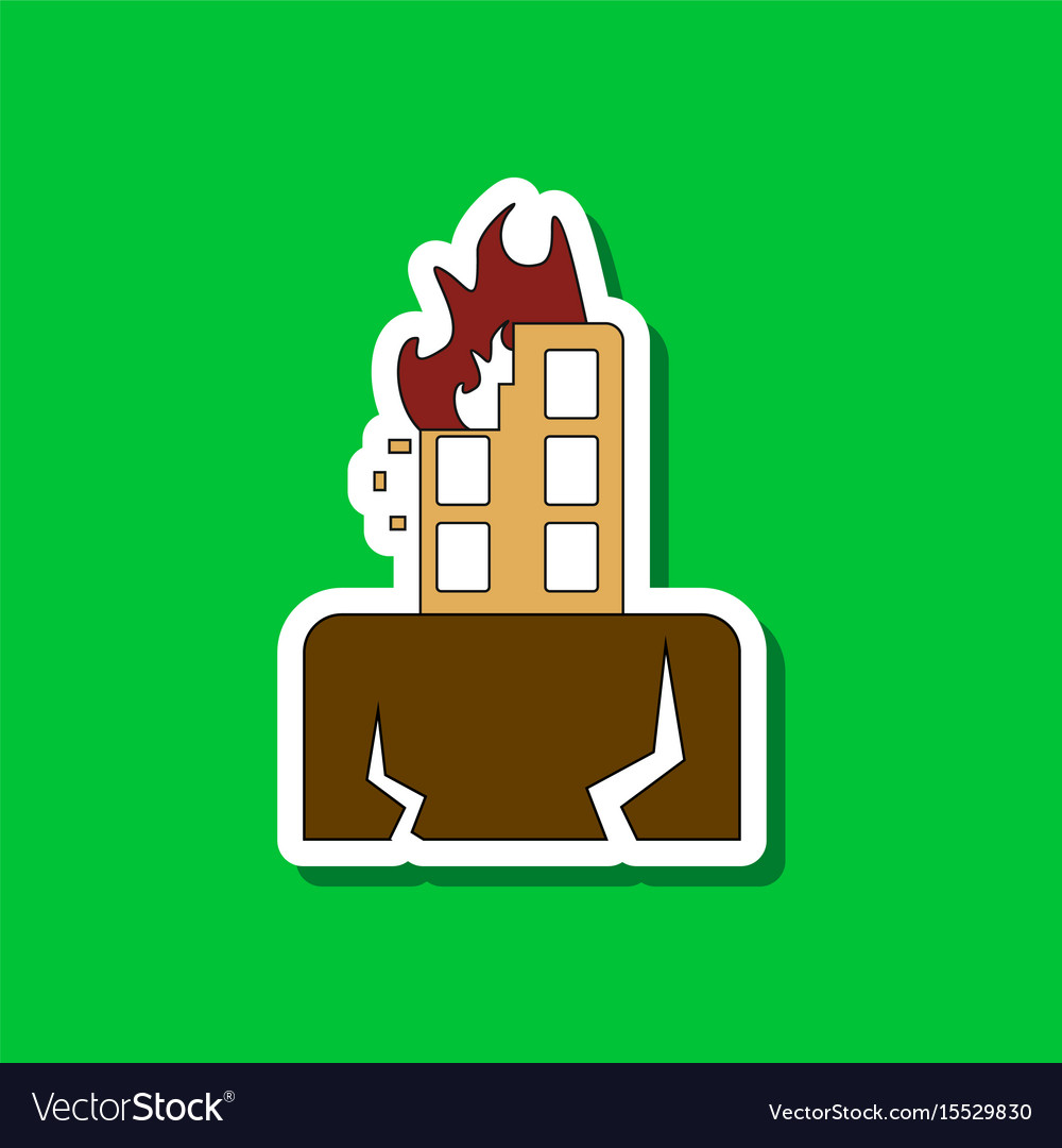 Paper Sticker On Stylish Background Natural Vector Image