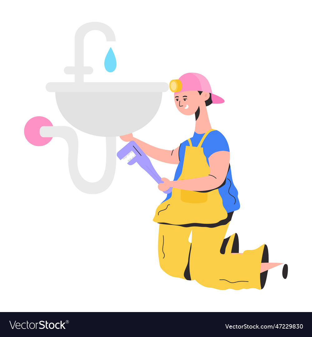 Plumber Royalty Free Vector Image - VectorStock