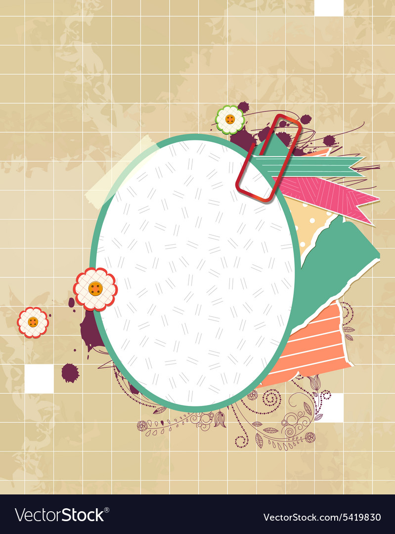 Scrapbook elements Royalty Free Vector Image - VectorStock