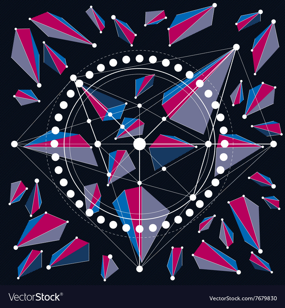 Technical plan engineering draft drawing Vector Image