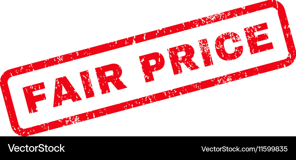 Fair price text rubber stamp Royalty Free Vector Image