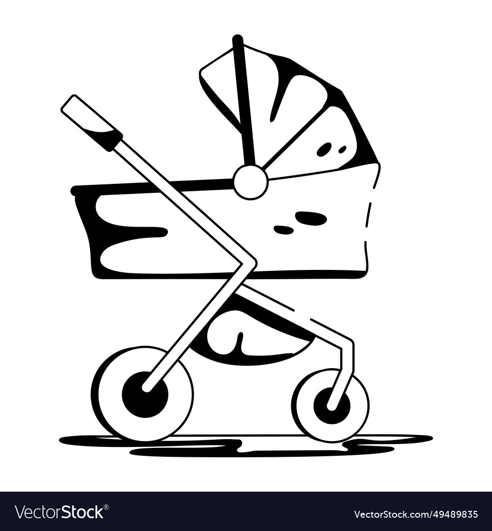 Pram Royalty Free Vector Image - VectorStock